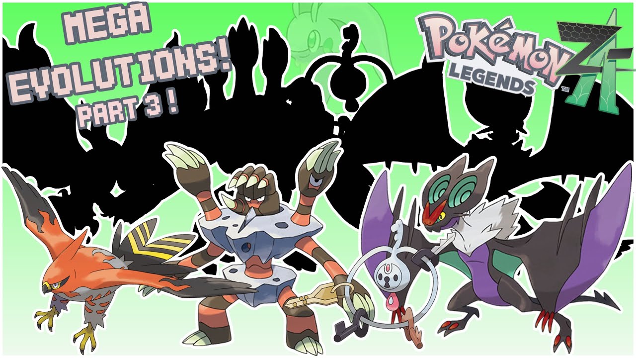 Drawing Elite mega evolutions! Pokemon legends ZA! - YouTube