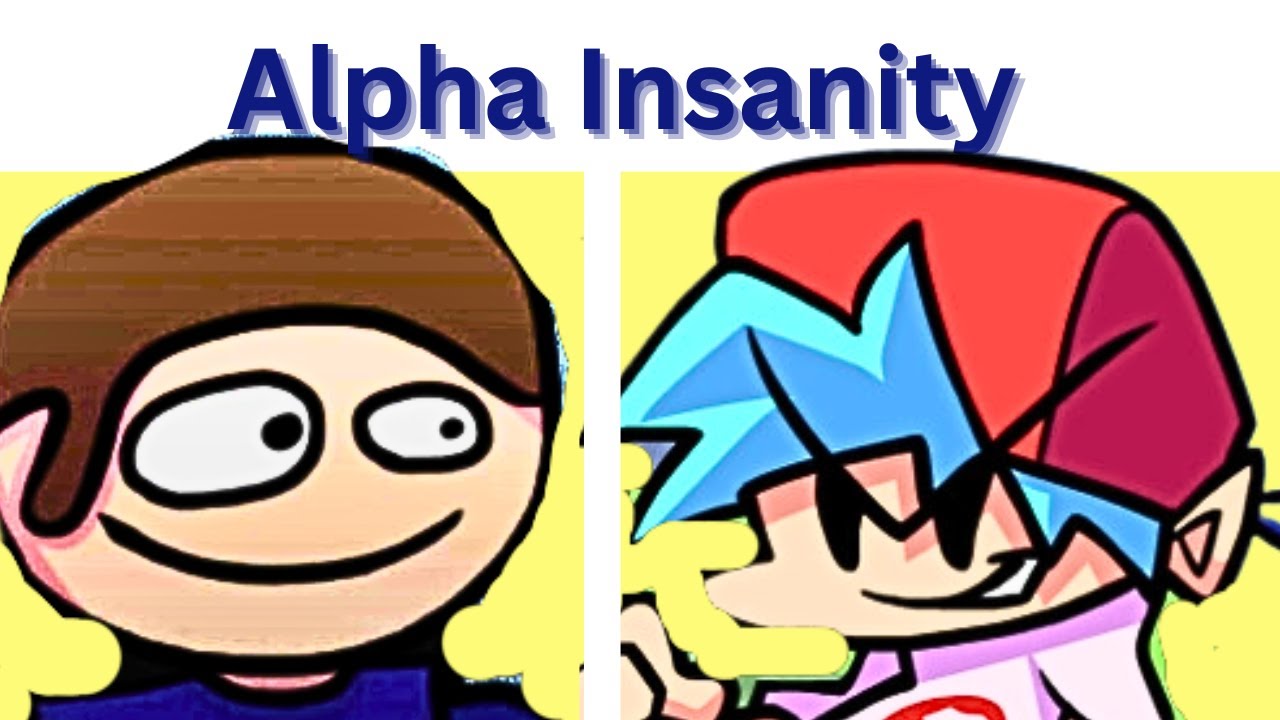 FNF vs Dave and Bambi Return of the unknown - Song Alpha Insanity - YouTube