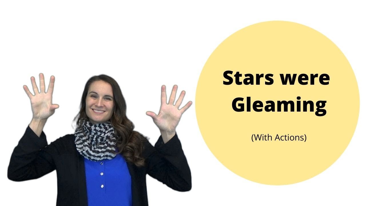 Stars were Gleaming (with actions) Primary Christmas song - YouTube