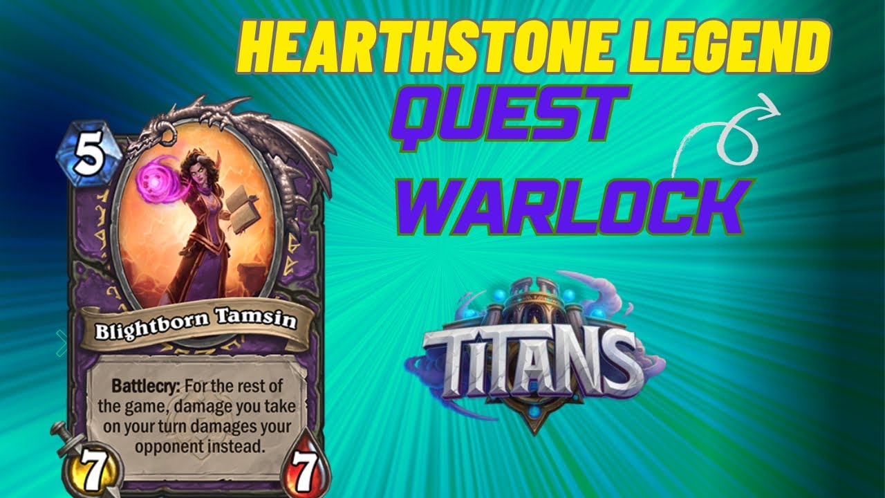 Got to Legend with Quest Warlock | Wild Hearthstone - YouTube