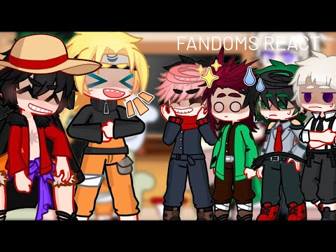 fandoms / protagonists react to each other INTRODUCTIONS | 1/8 | GCRV | gacha reaction