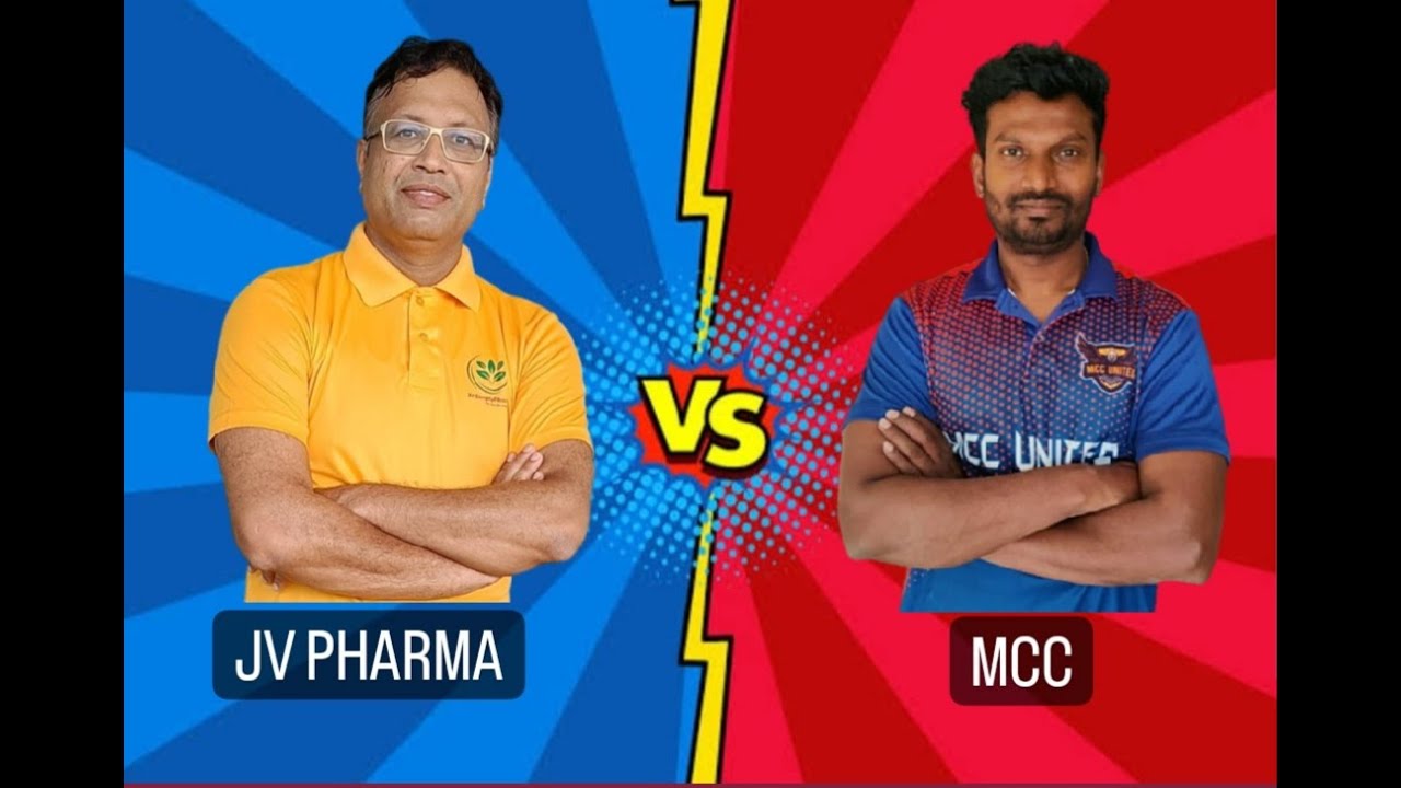 JV PHARMA VS MCC , MATCH NO. 2, MCC CRICKBLAST CHAMPIONS TROPHY- 2022 ...
