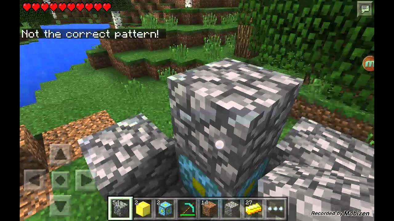 MCPE| How to use the nether reactor core. - YouTube