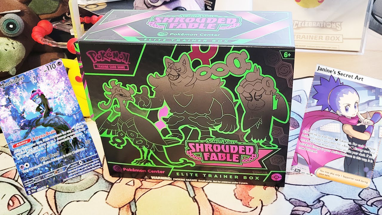 SHROUDED FABLE! WICKED PULLS! ELITE TRAINER BOXER OPENING - POKEMON ...