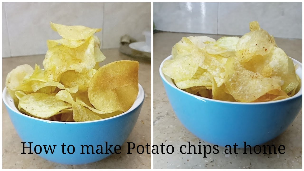 POTATO CHIPS | Homemade Potato Chips | Quick and Easy Aloo Chips Recipe ...