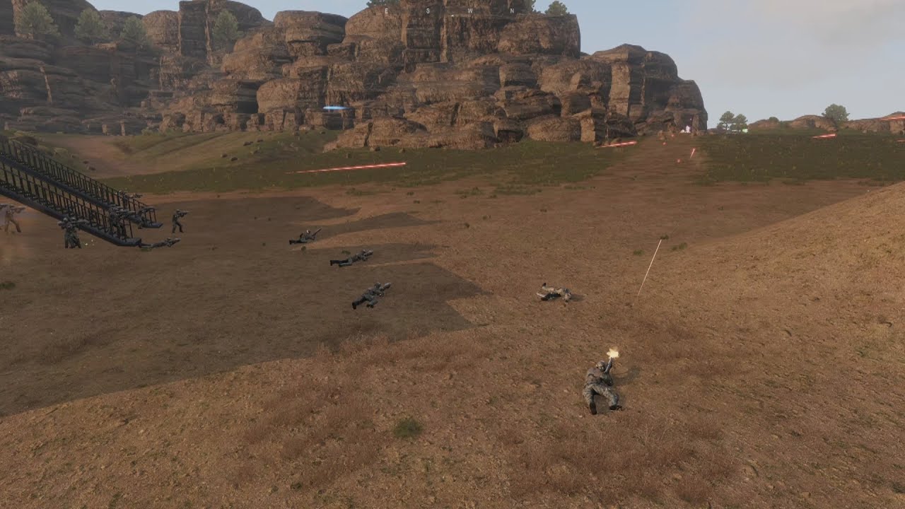 Arma 3 Halo Marines Vs The Covenant Ai Battle - YouTube