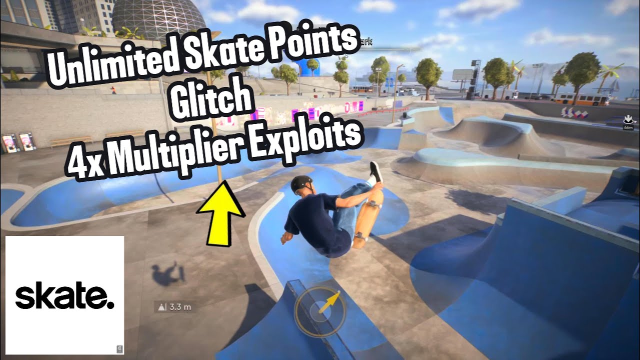 Unlimited Skate Points Glitch 4x Multiplier Glitch in Skate. - YouTube