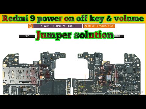 Redmi 9 power on off key & volume key not working problem solved - YouTube
