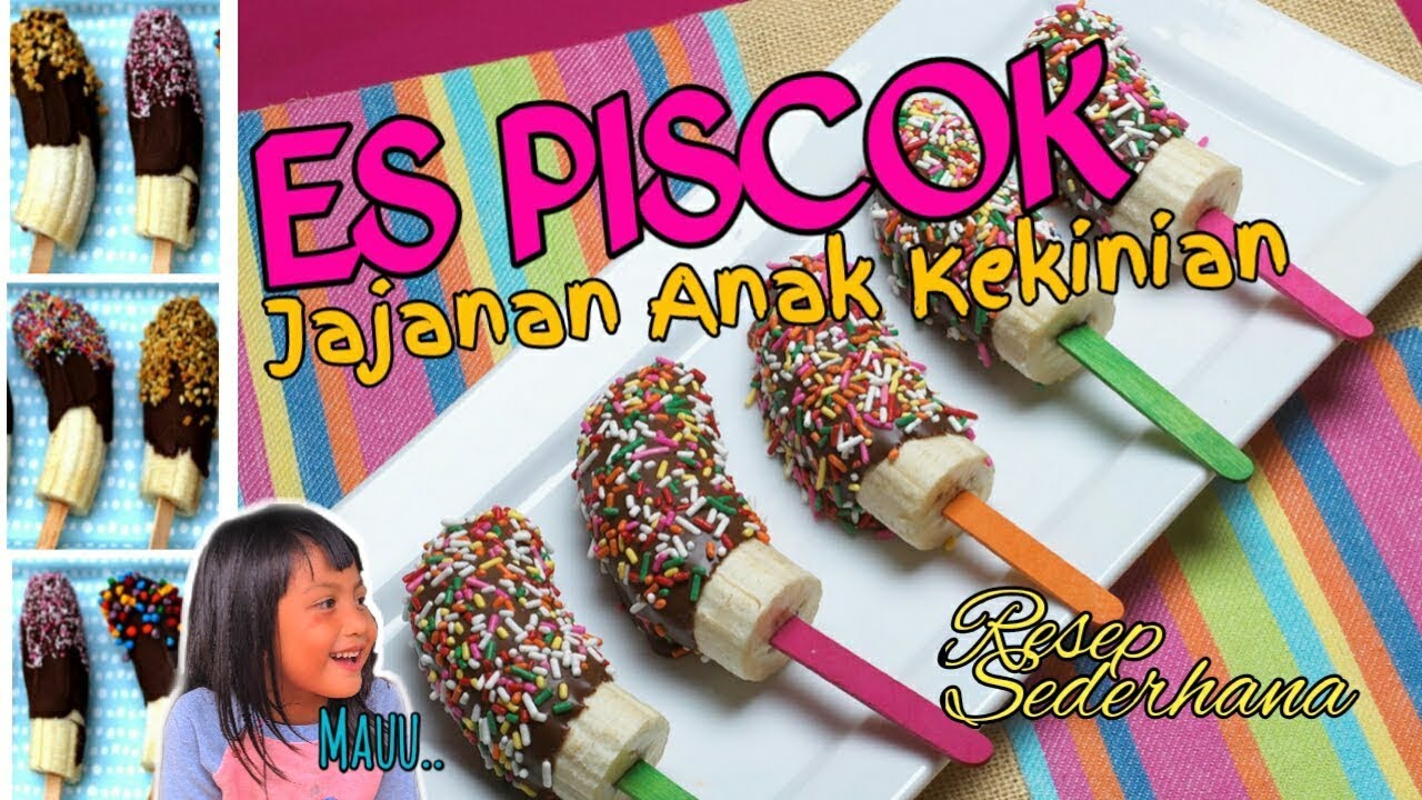 Es Piscok - Ide Jualan Es Pisang Cokelat - Cukup 3 Bahan - Anak- Anak ...