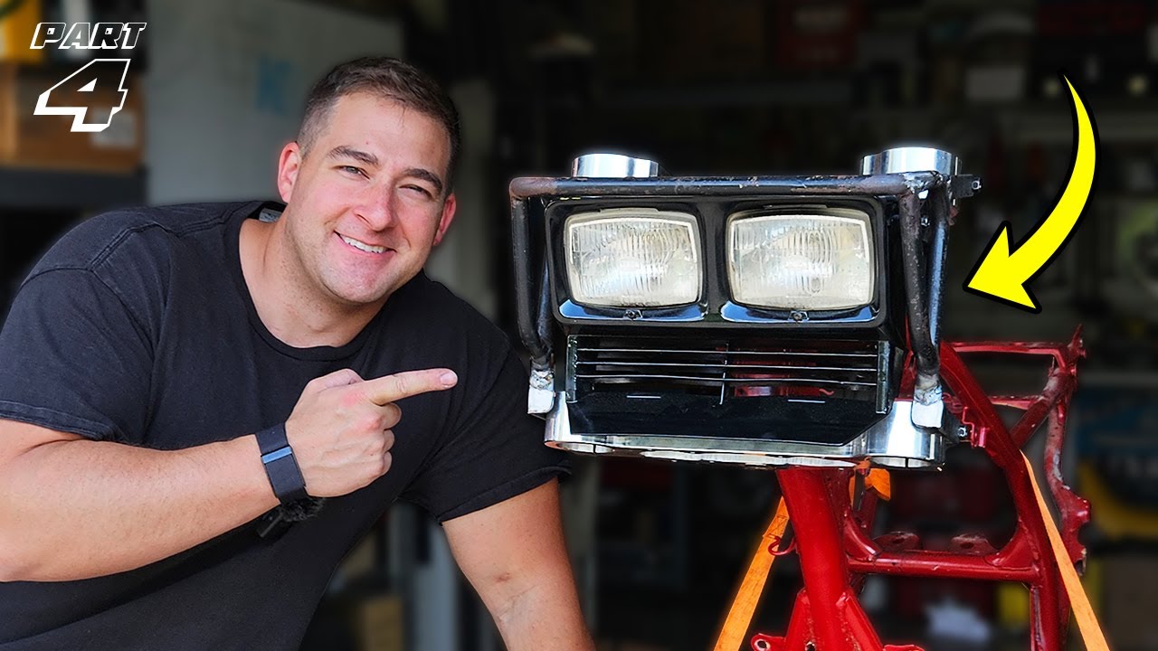 Making a Custom Headlight Housing for My Yamaha TRI-Z 250 - Yamaha TRI ...