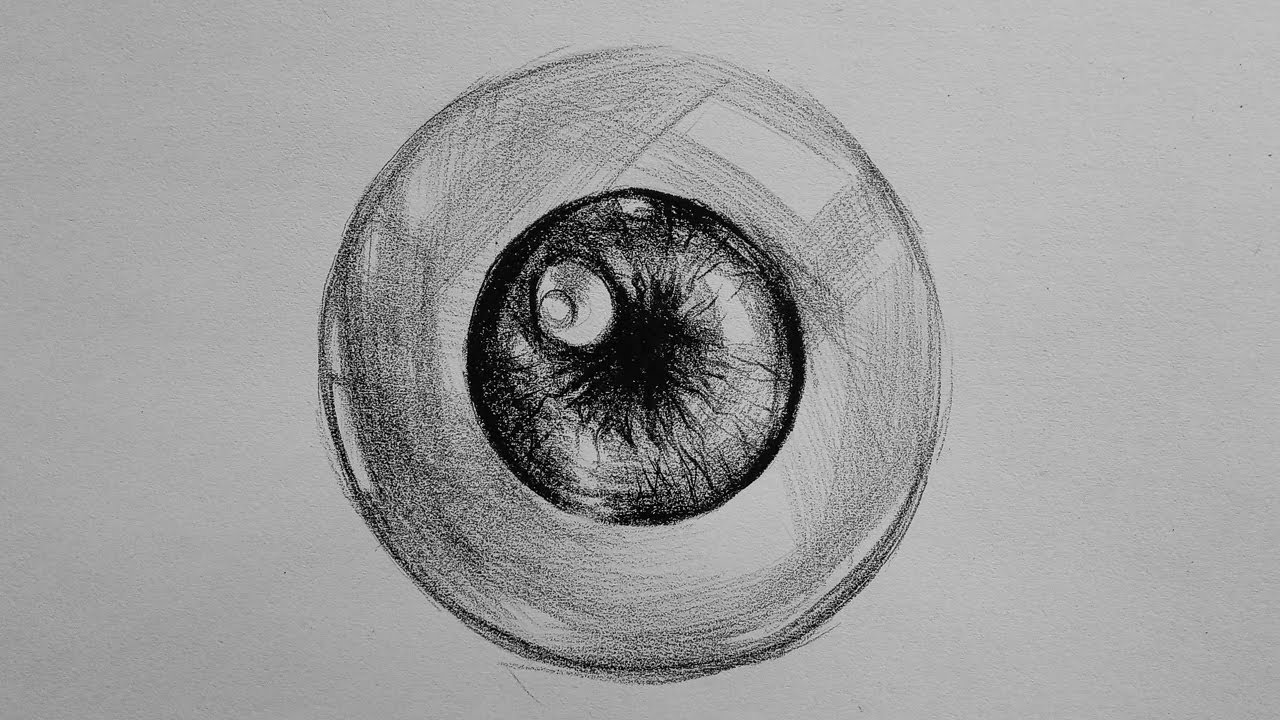 How To Draw Eyeball Easy - YouTube