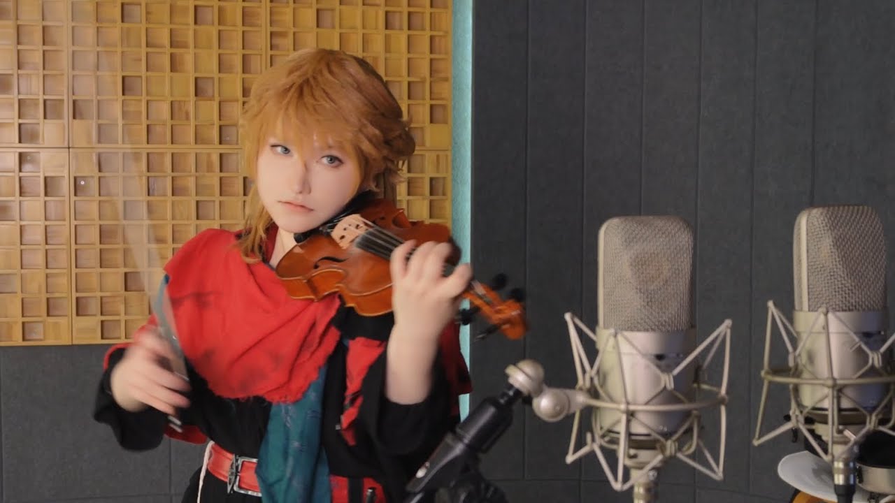 【FF16】Violin solo "Ascension" Bahamut theme Joshua Rosfield cosplay ...
