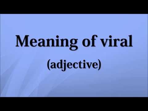 Meaning of viral - YouTube