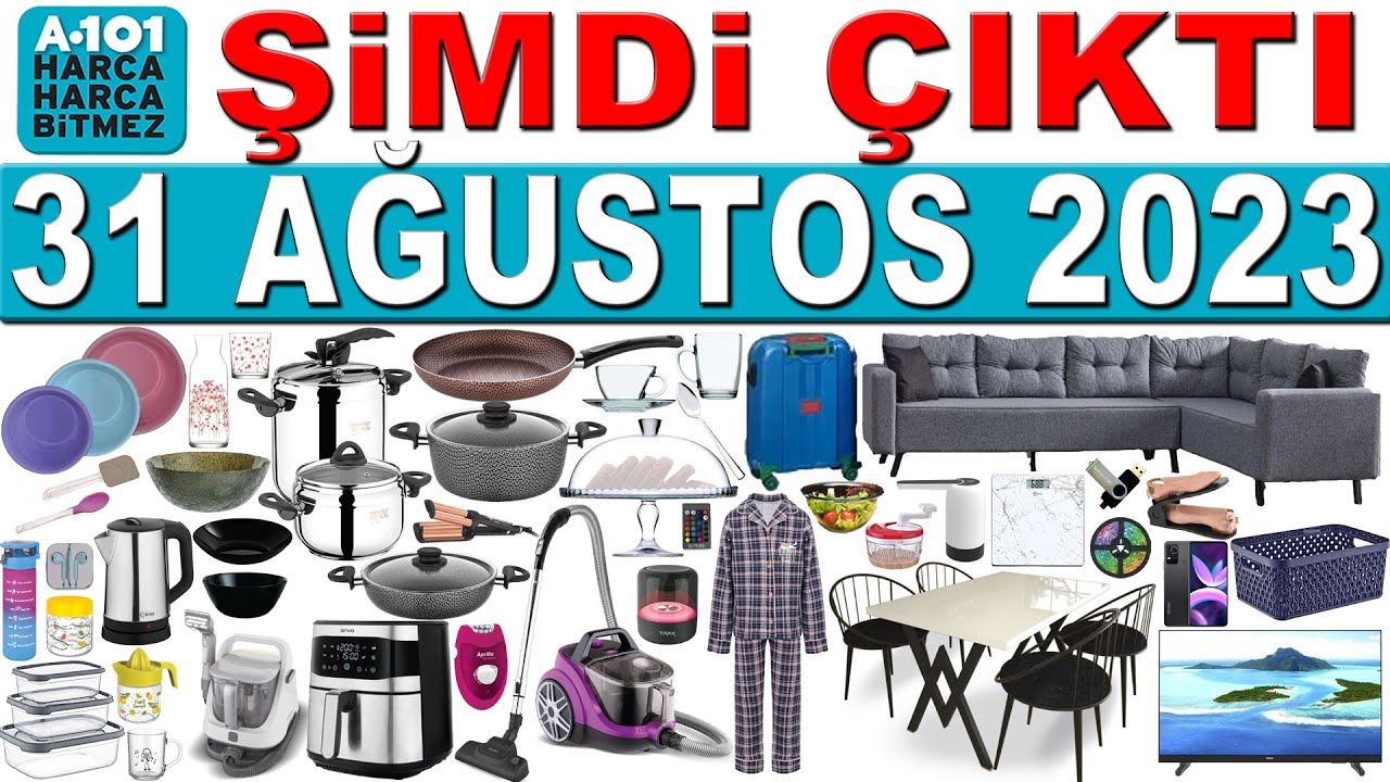 A101 31 AĞUSTOS 2023 KATALOĞU | A101 AKTÜEL MUTFAK GEREÇLERİ | A101 ...