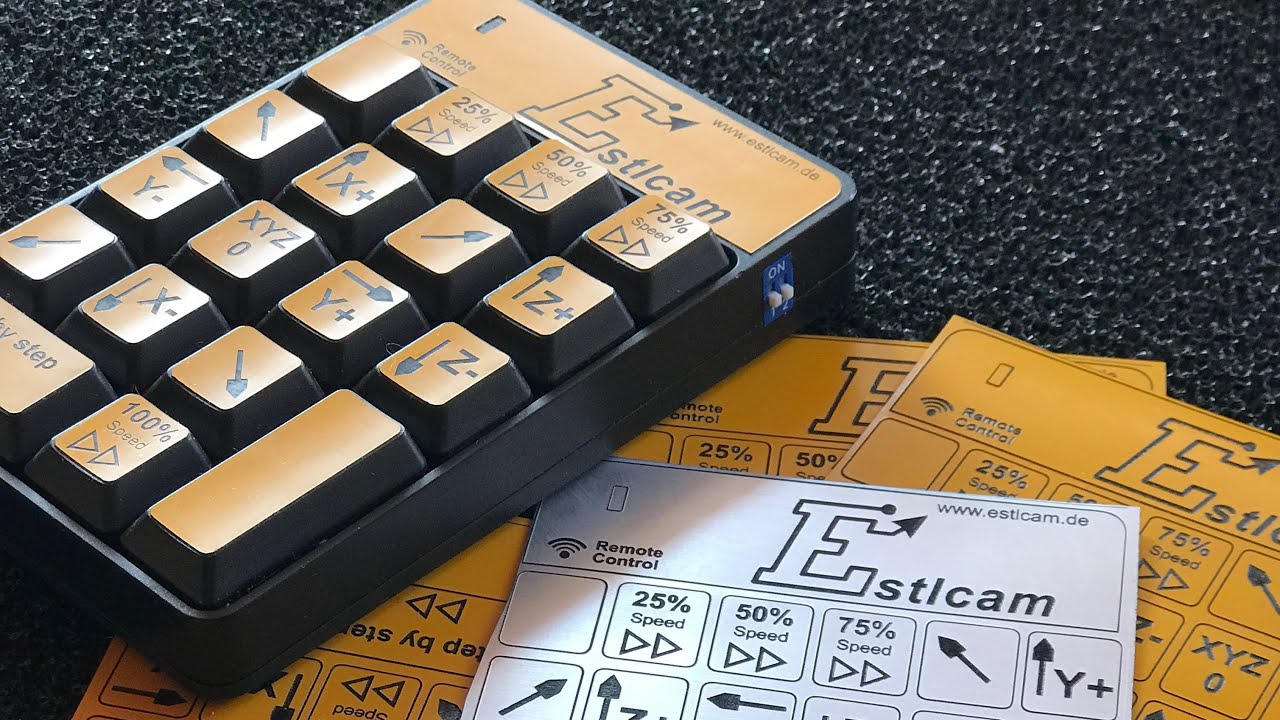 CNC Remote Control for Estlcam - YouTube