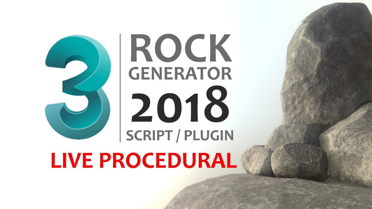 Rock Generator V2 | 2018 for 3dsMax - YouTube