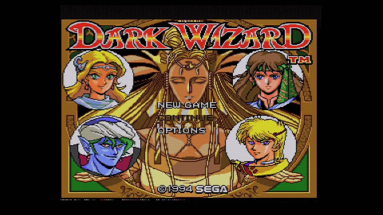 Dark Wizard - Real Sega Mega Drive (Genesis) CD Gameplay - YouTube