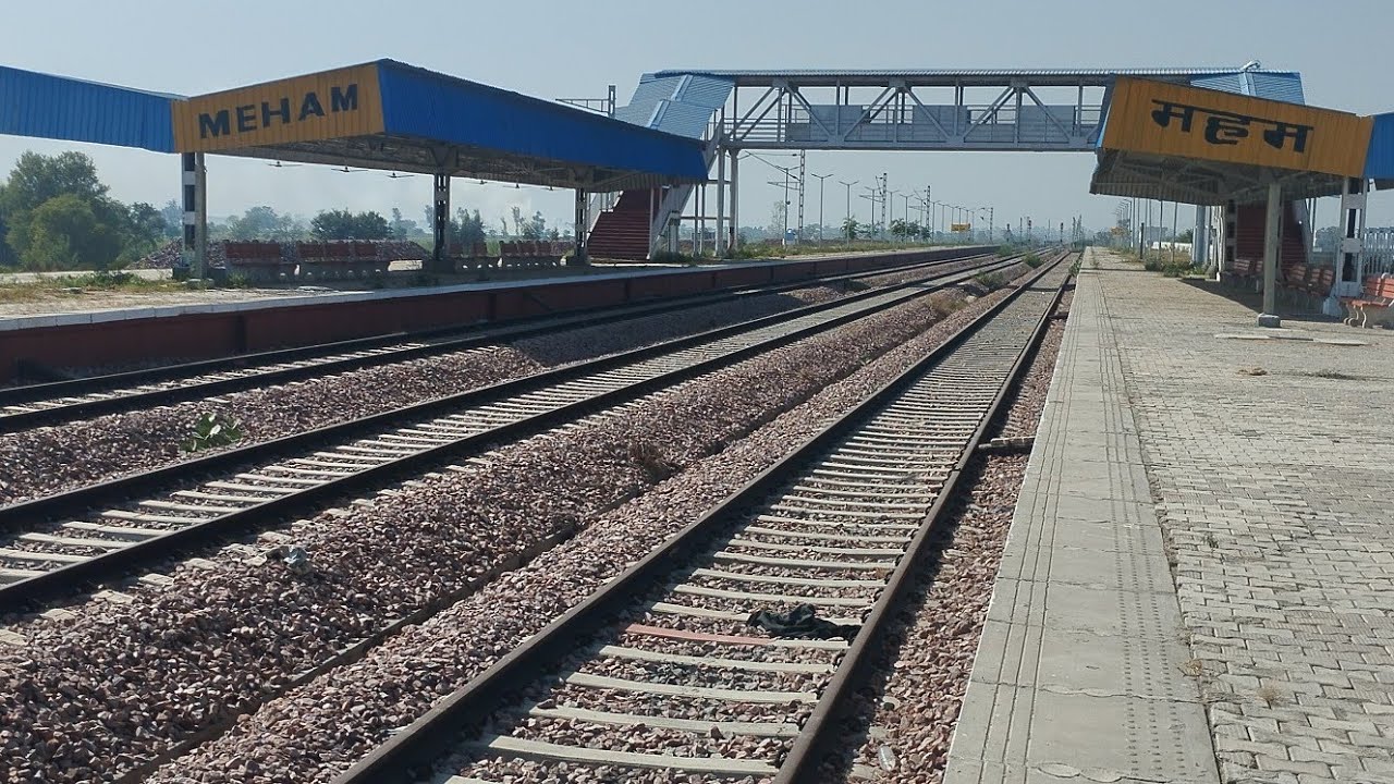 ||Hansi-Meham-RohtakRailLine Latest Update|| Meham station ka kiya ...