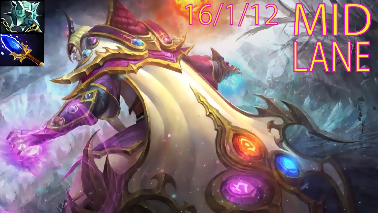 Invoker mid lane new build patch7.35 - YouTube