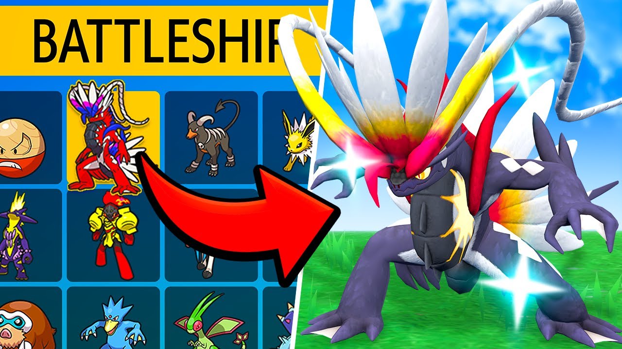 10 Random Shiny Pokemon Build A Team, Then We Battle - YouTube