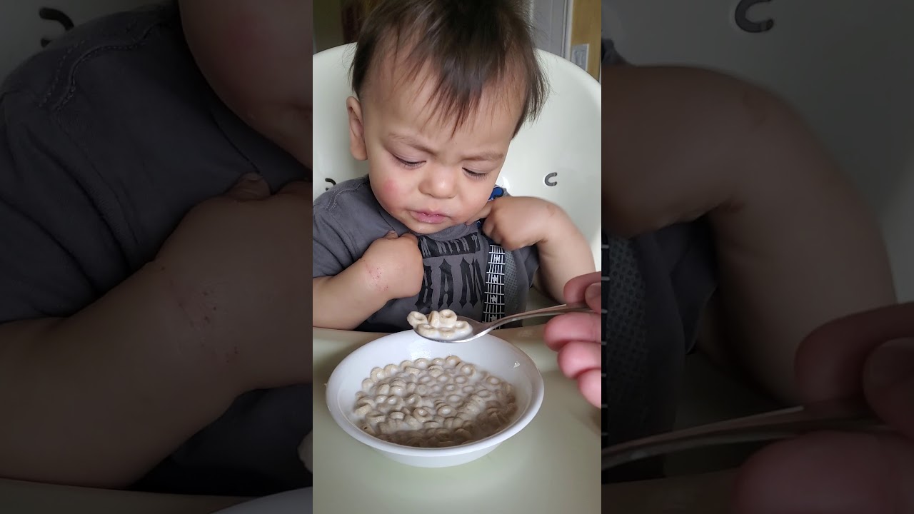 Ryan eat cereal himself - YouTube