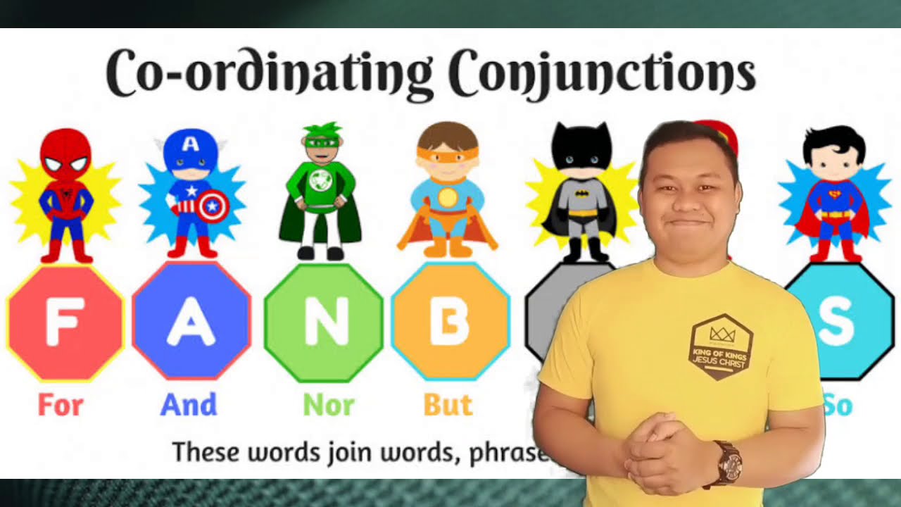 CONJUNCTIONS | FANBOYS Coordinating Conjunctions | Pangatnig, Simpleng ...