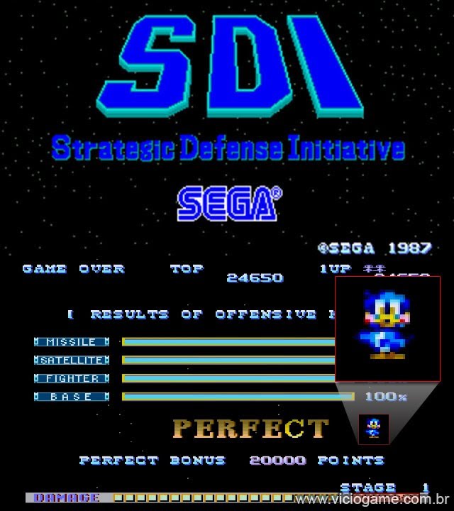 SDI: Strategic Defense Initiative - Arcade - 1987 - Flicky Appearances ...