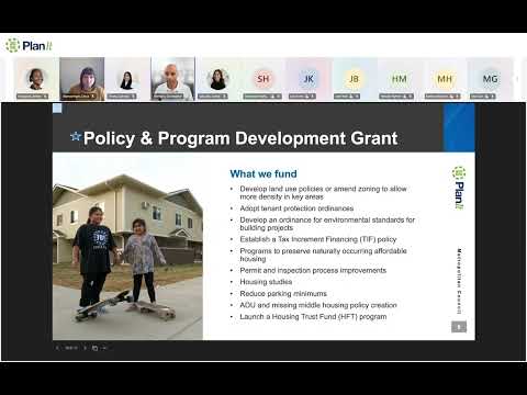 PlanIt: Funding Policy, Affordable Housing Programs, and Zoning Changes