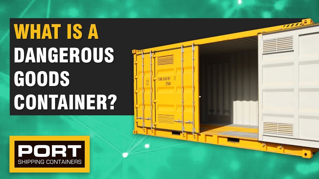 All you need to know about Dangerous Goods Containers - YouTube