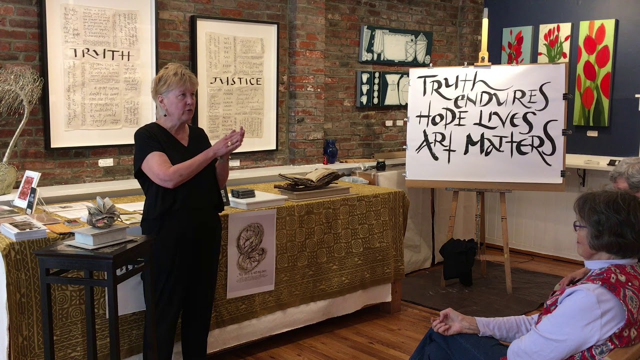 Susan on Calligraphy and Perfection - YouTube