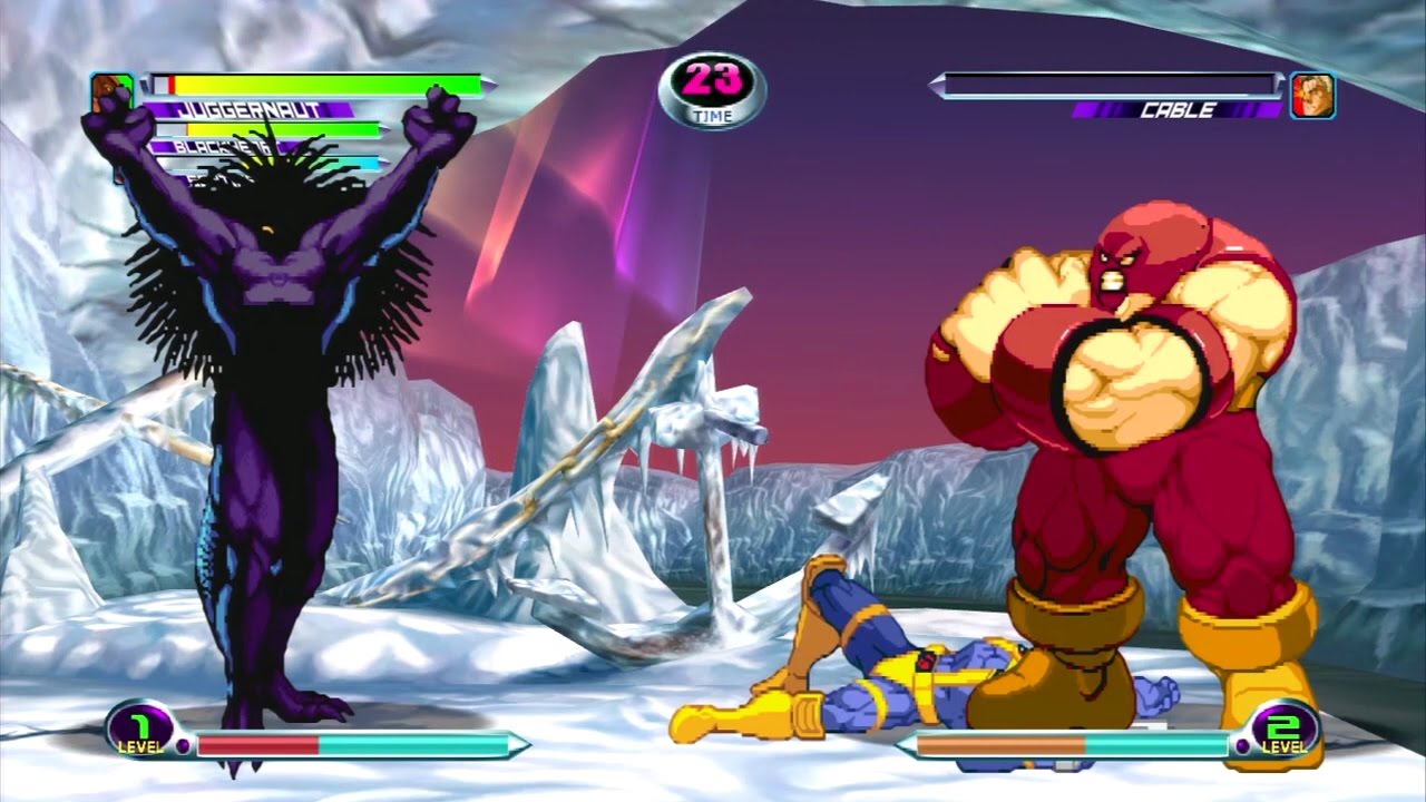 Marvel VS Capcom 2 - Sentinel/Juggernaut/Blackheart - Expert Difficulty ...