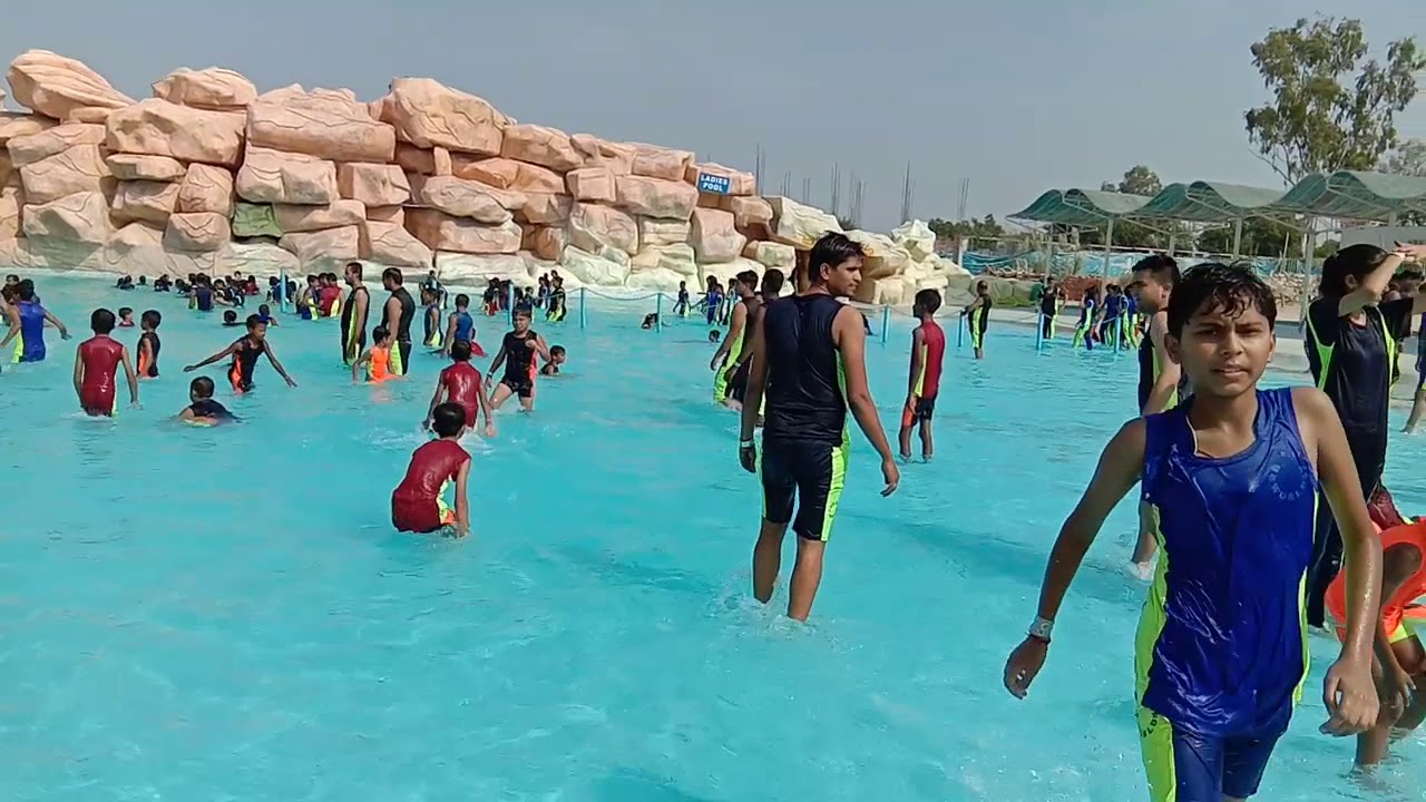 Blue world theme park - YouTube