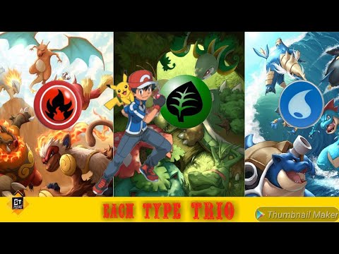 STARTER TYPE TRIO OF ASH KETCHUM - YouTube