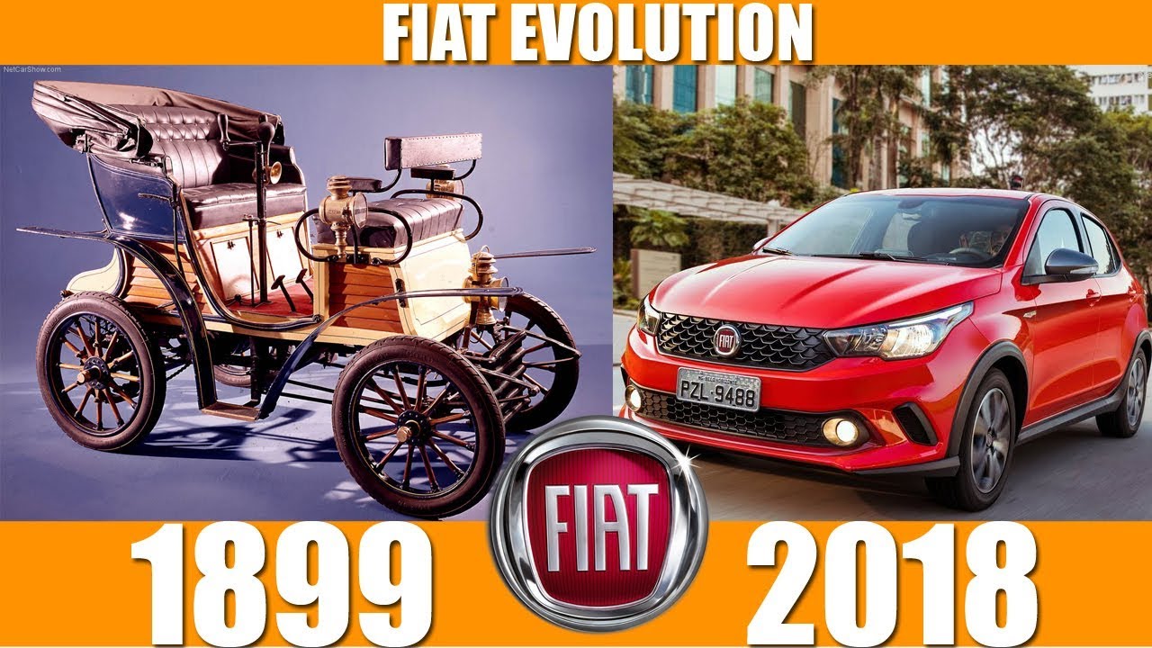 THE FAMILY FIAT EVOLUTION FROM 1899-2018 - YouTube