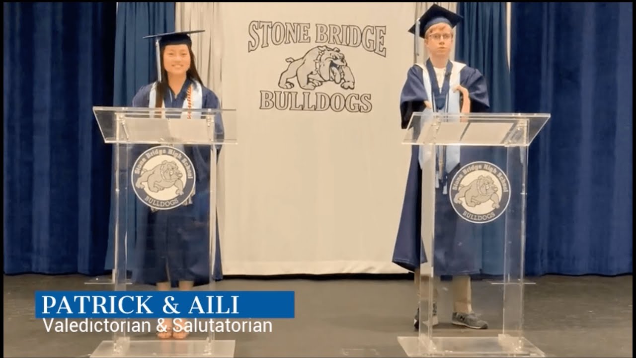 Valedictorian & Salutatorian Graduation Speech 2020 - YouTube