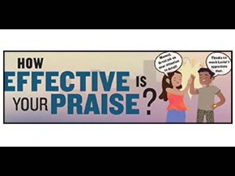 Giving Effective Praise - YouTube