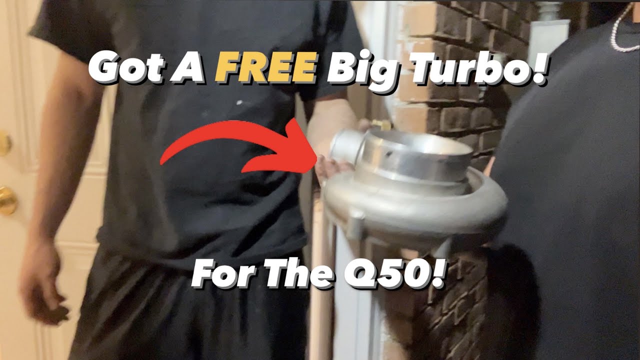 Got A FREE Turbo For The Q50!! - YouTube
