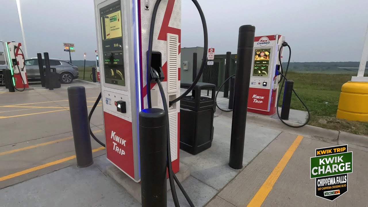 WisconsEV - Kwik Charge - Kwik Trip Chippewa Falls Charging Station ...