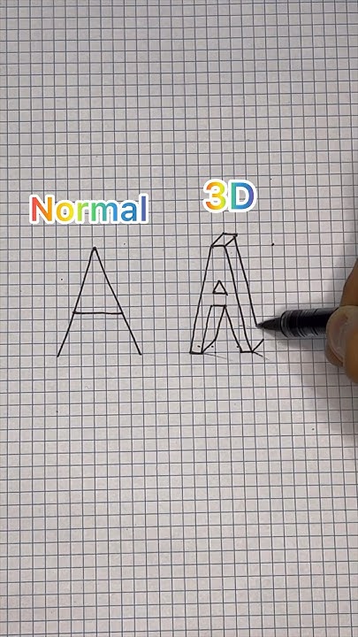 Normal VS 3D #3d - YouTube