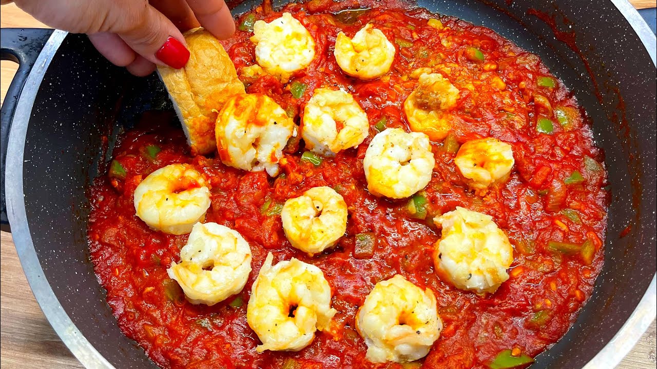 The most impressive dish with vegetable and shrimp: easy and delicious ...