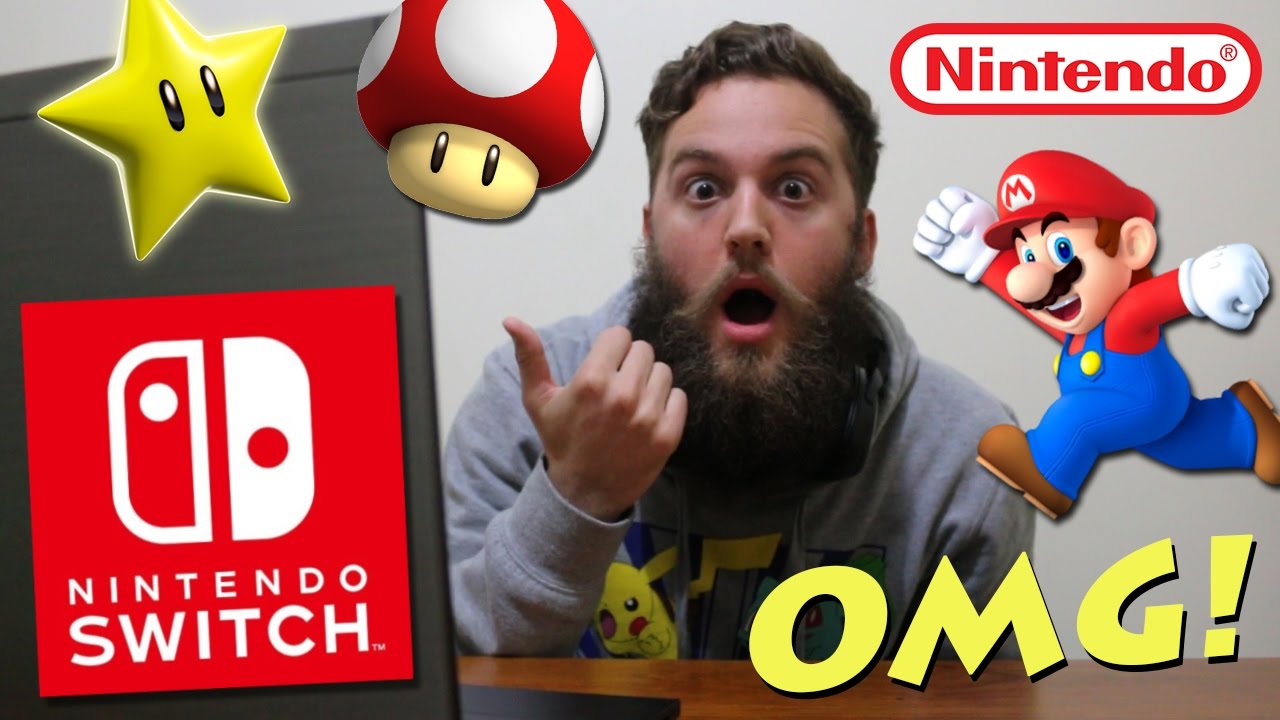 NINTENDO FANBOY REACTS TO NINTENDO SWITCH (NINTENDO NX) REVEAL TRAILER ...