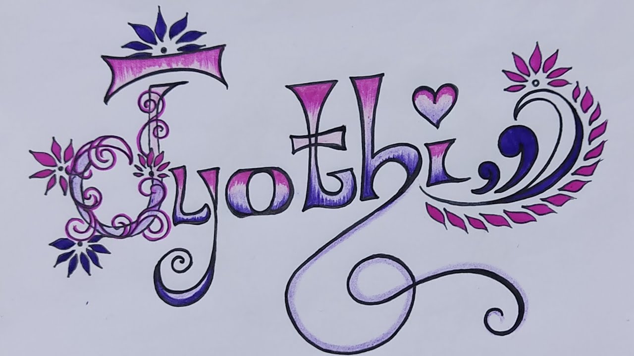 Name Art#Jyothi# - YouTube