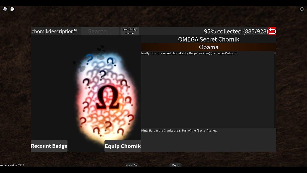 Find the Chomiks How to Get OMEGA Secret Chomik - YouTube