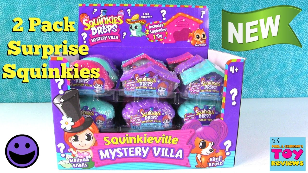 Squinkies 'do Drops Mystery Villas 2 Packs Opening Toy Review ...