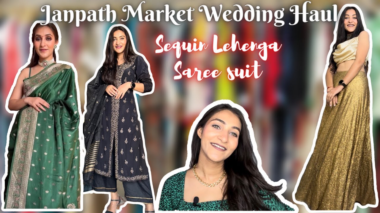 Janpath market Delhi wedding haul || HUGE GIVEAWAY ||Online deliver ...
