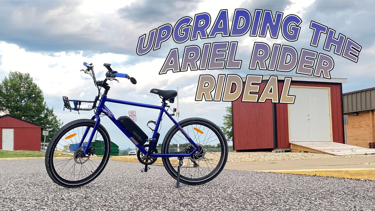 Ariel Rider Rideal UPGRADES | Handlebars, seat, and grips! - YouTube