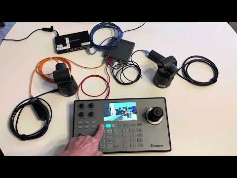 Using the Tenveo KB200Pro to control OSBOT Tail-Air cameras using NDI ...