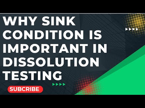 Why Sink Condition is Important in Dissolution Testing - YouTube