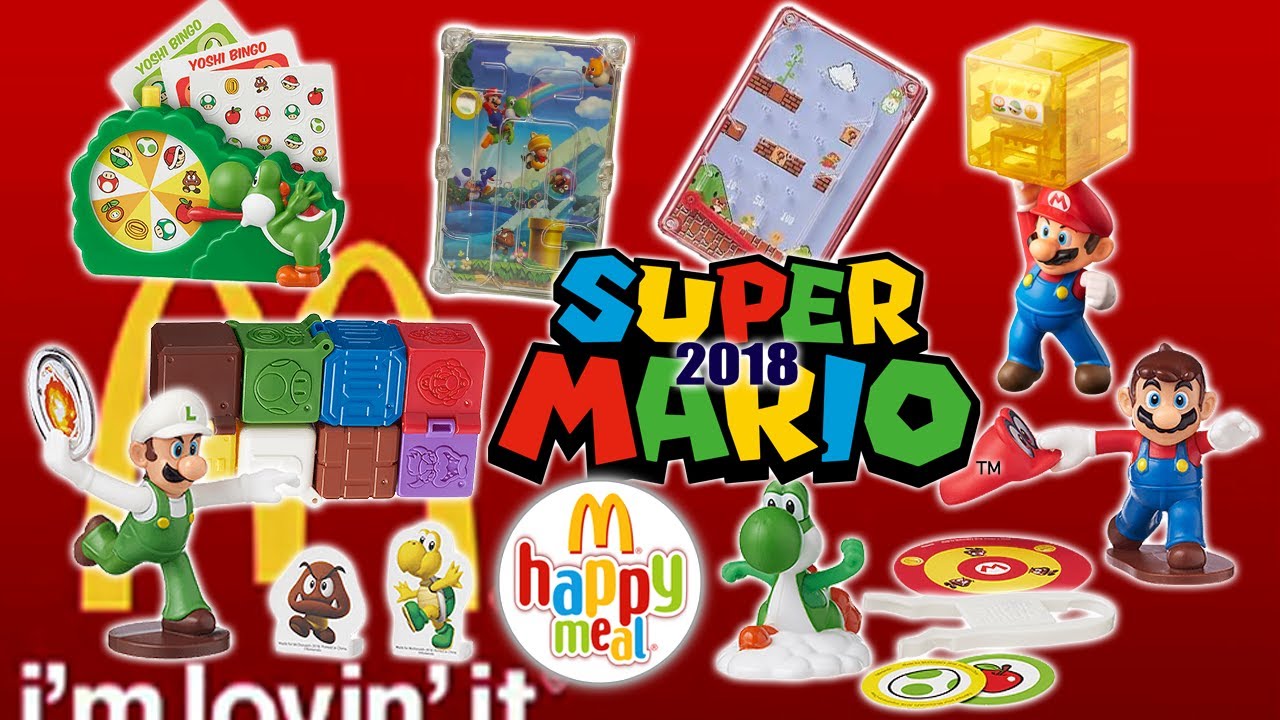 2018 FULL WORLD SET McDONALDS SUPER MARIO HAPPY MEAL TOYS NINTENDO ...