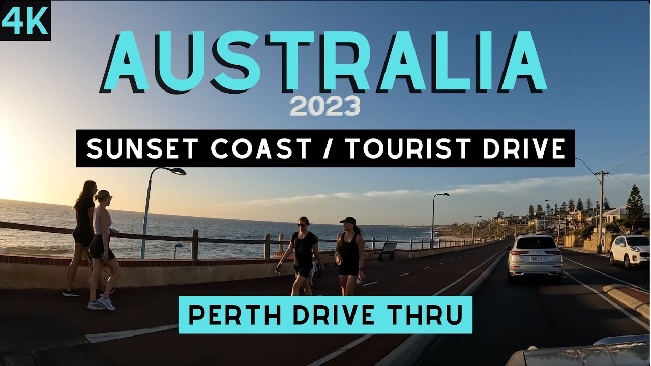 Perth | Sunset Coast Tourist Drive | Sunset | 4k | 2023 - YouTube